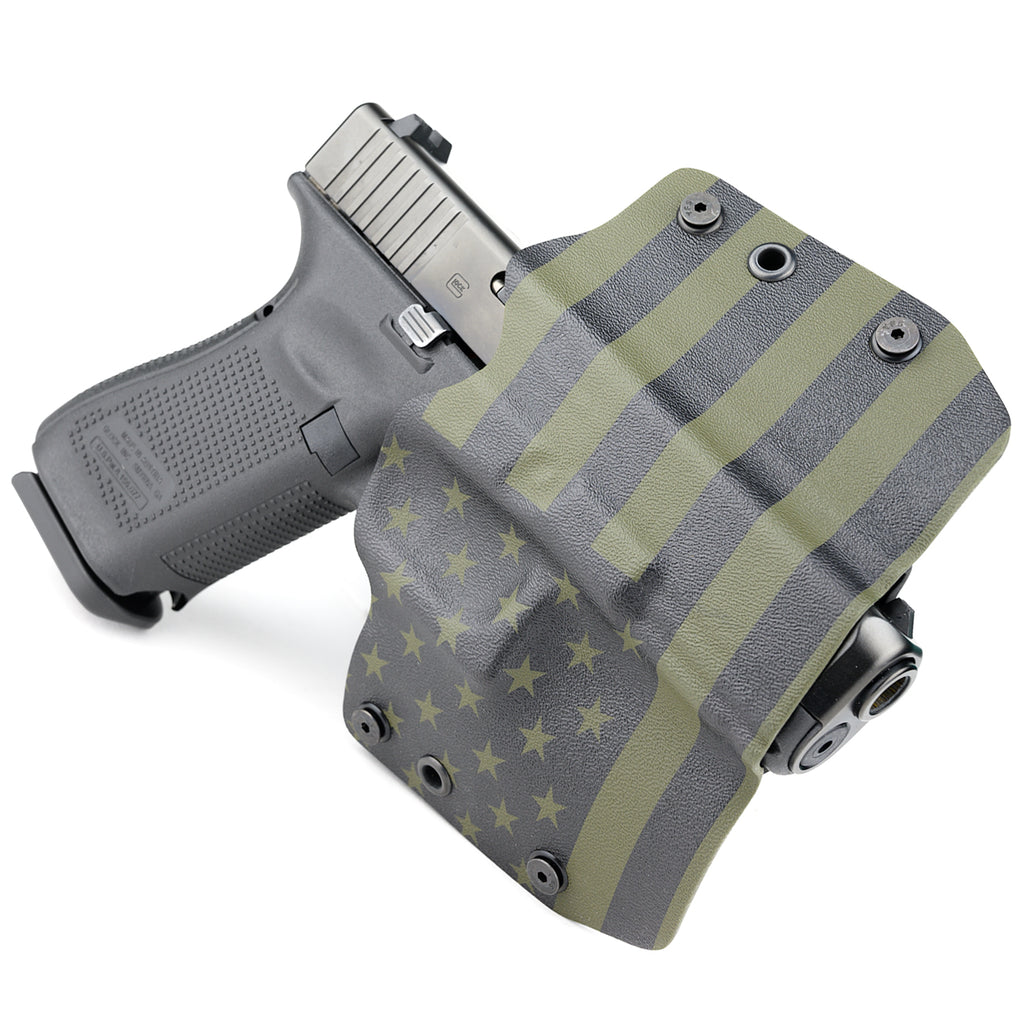 OWB - Matte - USA OD Green and Black – Outlaw Holsters